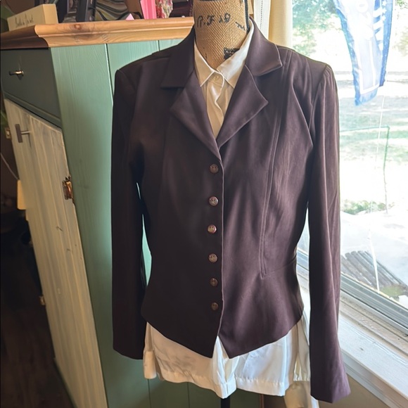 Chadwicks | Jackets & Coats | Chadwicks Deep Brown Blazer With Tailored ...